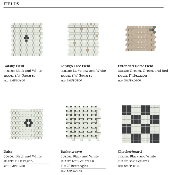 Mosaics: Patterns | Viva Tile